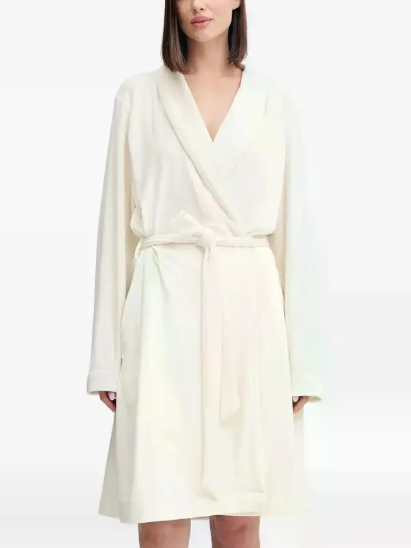 Emporio Armani Tie-waist Robe - White