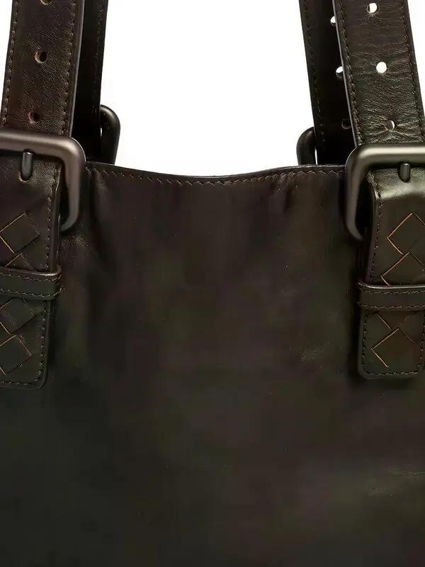 Bottega Veneta Expandable Intrecciato Leather Tote Bag