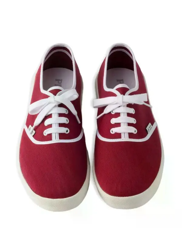 Prada Lace-up Sneakers - Red