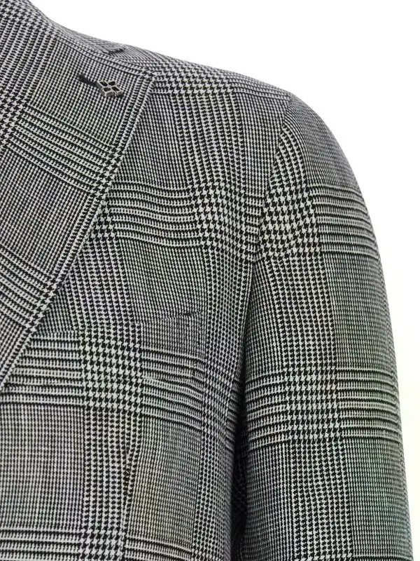 Tagliatore Single-breasted Checked Blazer