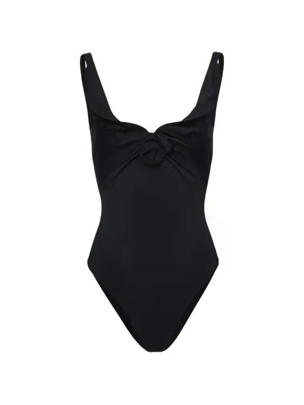 Magda Butrym Flower-detail Swimsuit - Black