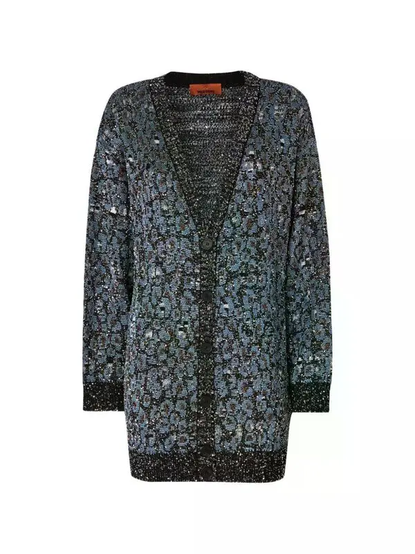 Missoni Buttoned Animal-print Cardigan