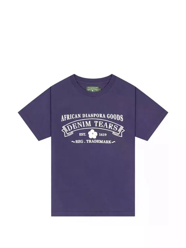 DENIM TEARS Adg T-shirt - Purple