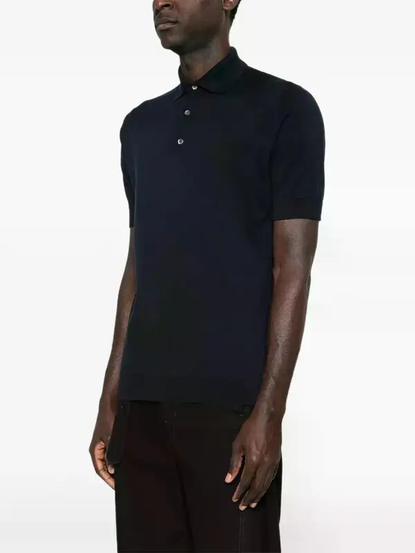 LARDINI Button Polo Shirt