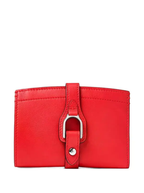 Ralph Lauren Buckle Leather Wallet - Red