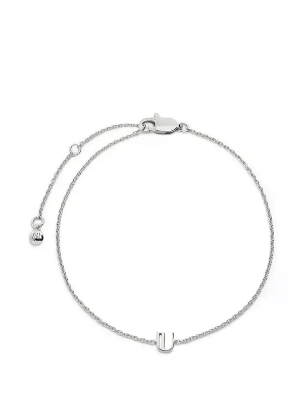 Monica Vinader Initial U Chain Bracelet - Silver