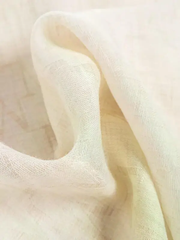 Max Mara Magic-pattern Wool Scarf - Neutrals