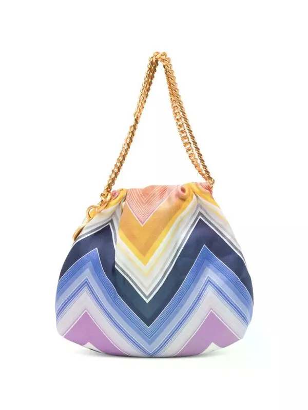 Missoni Wave Silk Drawstring Tote