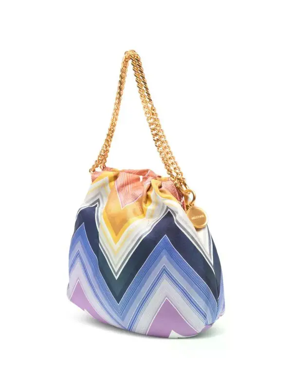 Missoni Wave Silk Drawstring Tote