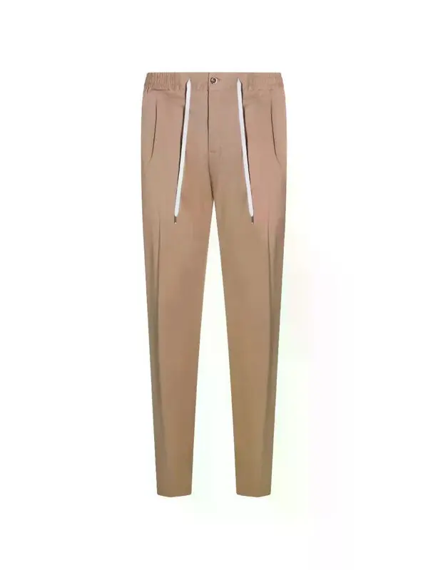 PT TORINO Drawstring Pleat Trousers