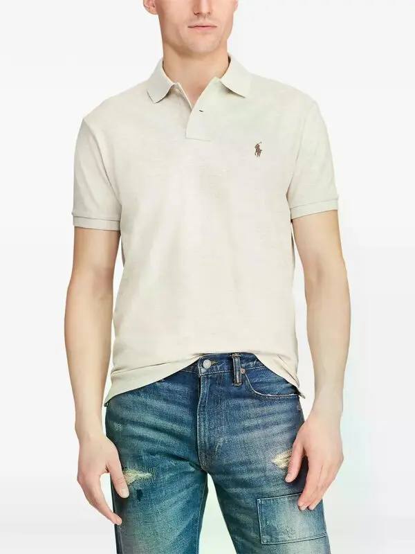 Polo Ralph Lauren Logo-embroidery Polo Shirt - Grey