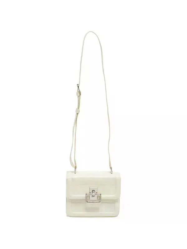 Furla Villa Croc-embossed Shoulder Bag