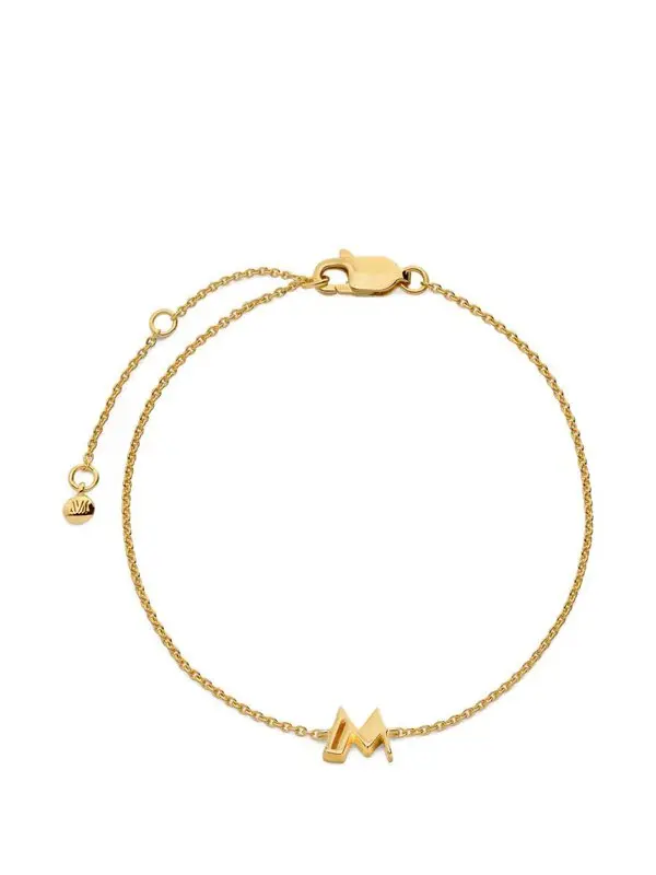 Monica Vinader Initial Chain Bracelet - Gold