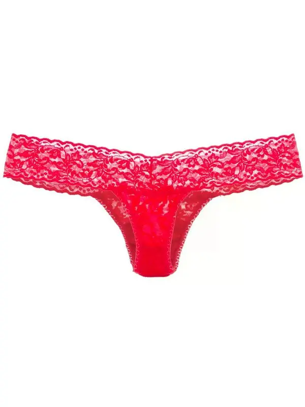 Hanky Panky Lace Thong - Red