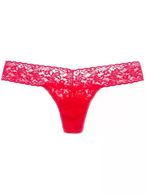 Hanky Panky Lace Thong - Red