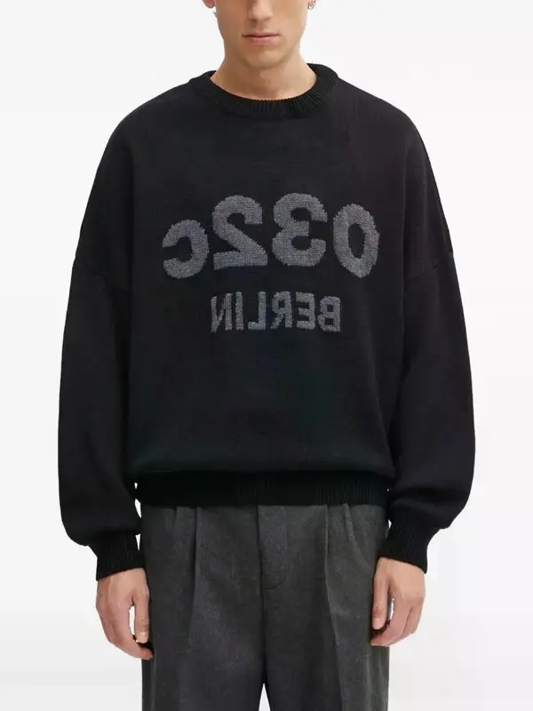 032C Logo-detailed Sweater