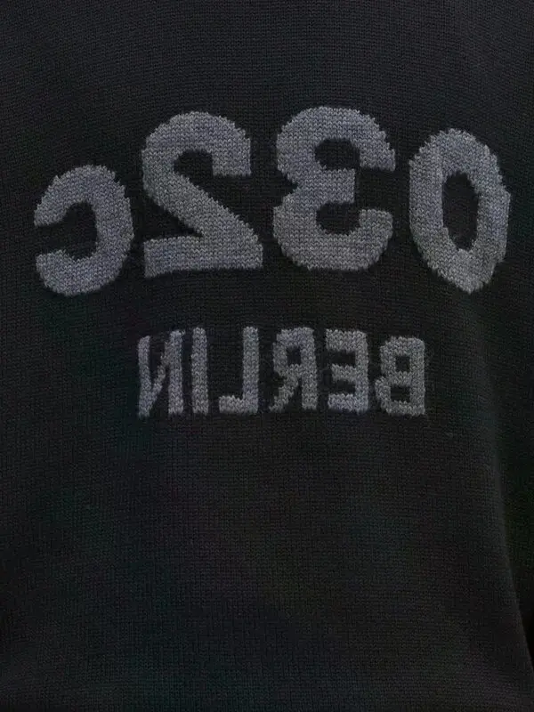 032C Logo-detailed Sweater