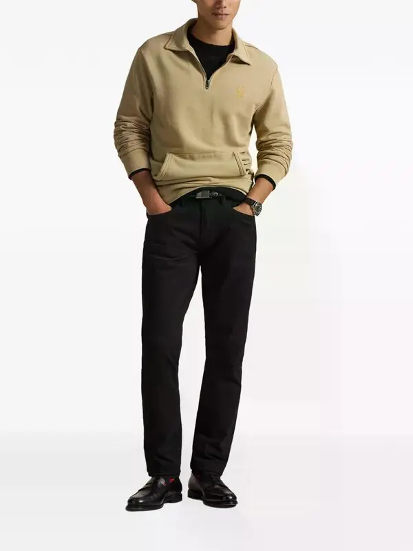 Polo Ralph Lauren Zip Chest-pocket Polo Shirt - Neutrals