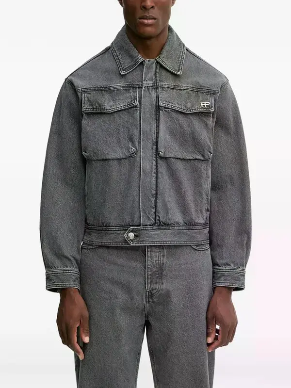 Filling Pieces Logo Detail Shirt Jacket