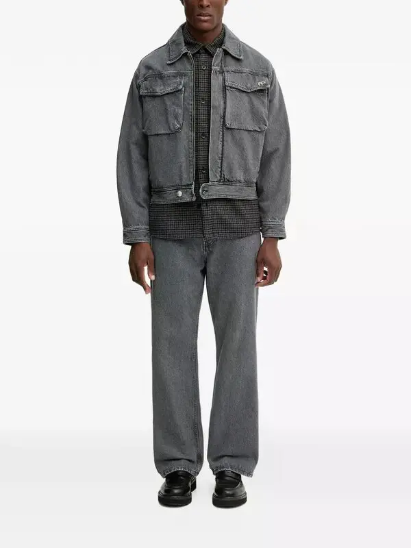Filling Pieces Logo Detail Shirt Jacket