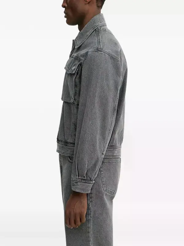 Filling Pieces Logo Detail Shirt Jacket