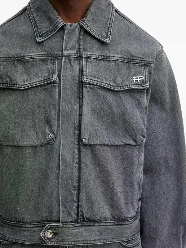 Filling Pieces Logo Detail Shirt Jacket