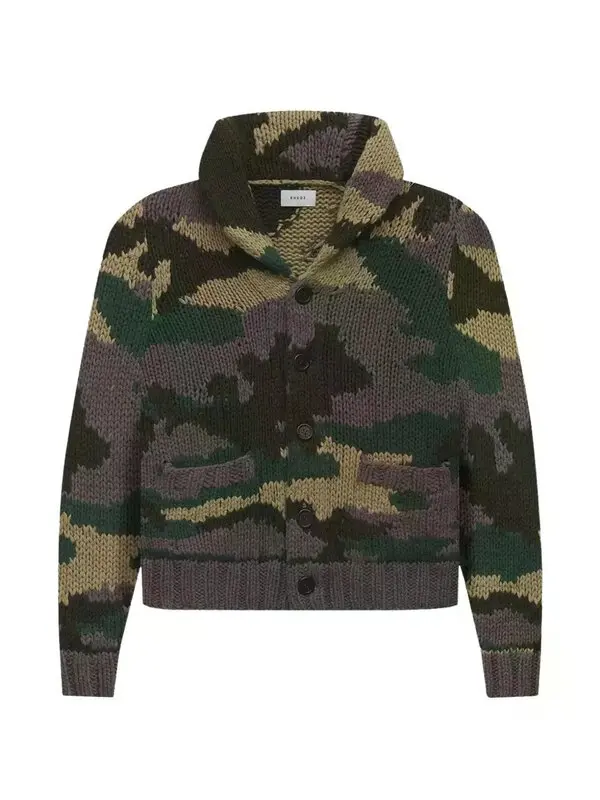 Rhude Camouflage Cardigan
