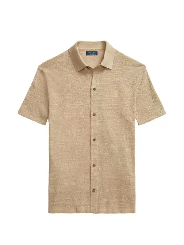 Polo Ralph Lauren Button-fastening Textured Shirt - Neutrals