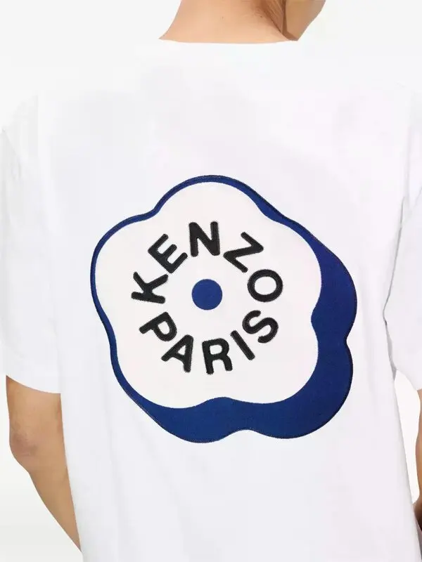 Kenzo Flower-motif Crew-neck T-shirt