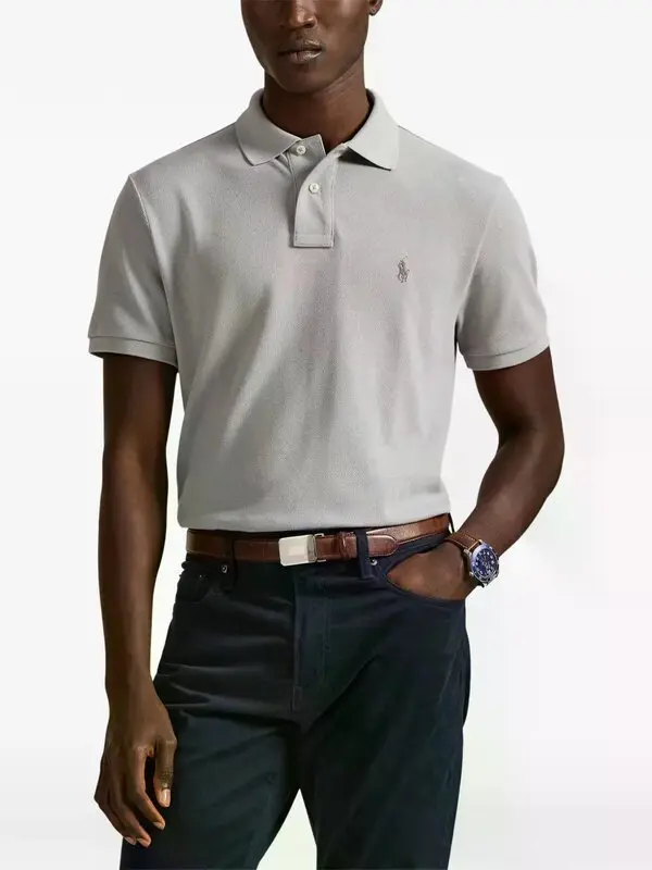 Polo Ralph Lauren Logo Short-sleeve Polo Shirt - Grey