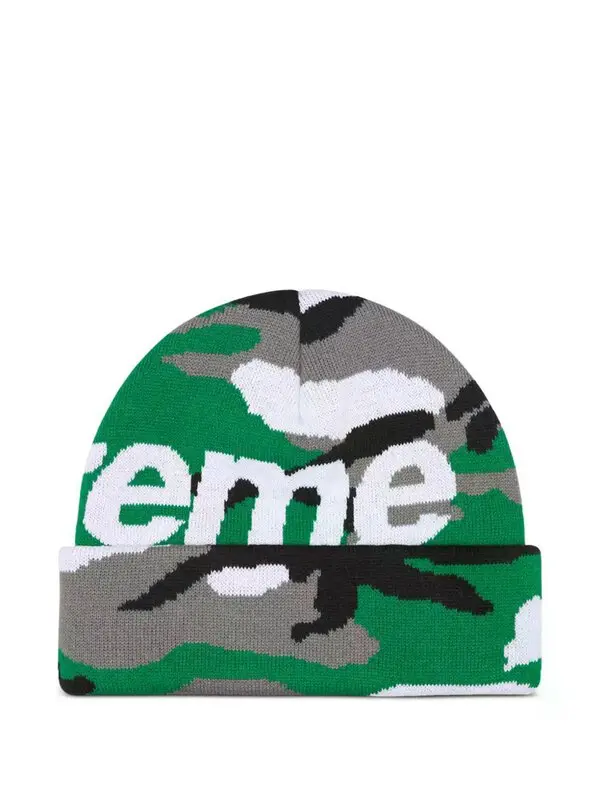 Supreme Camouflage Logo Beanie