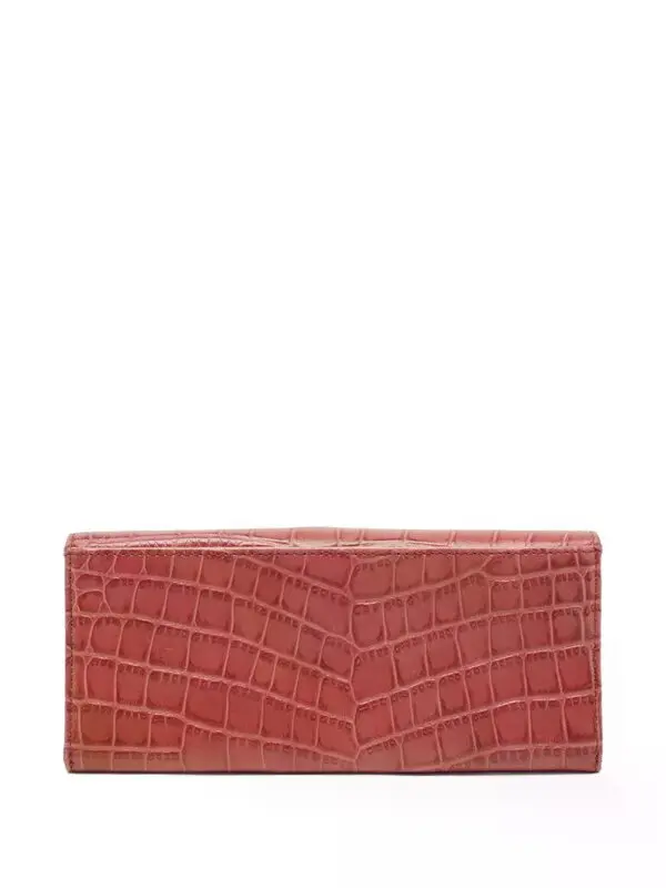 AIGNER Croc-embossed Leather Wallet