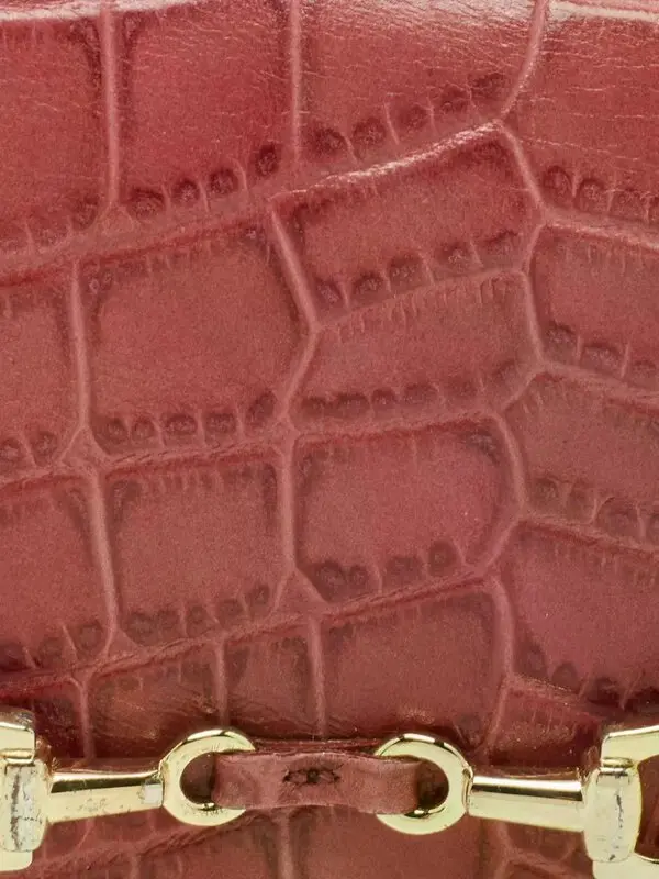 AIGNER Croc-embossed Leather Wallet
