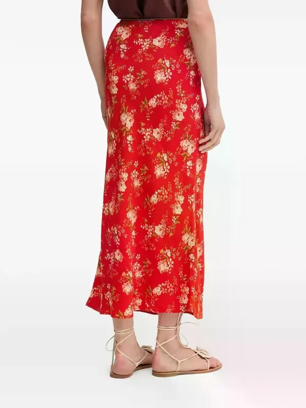 NEVER FULLY DRESSED Floral Long Skirt