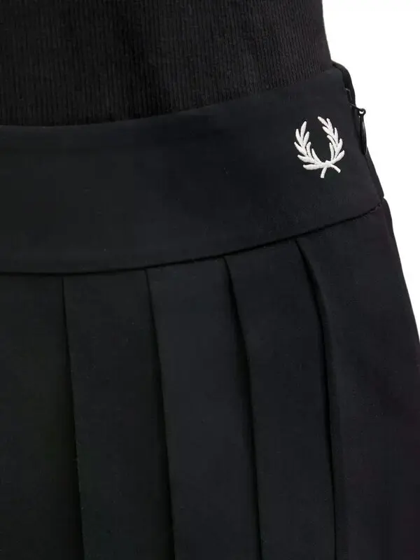 Fred Perry Logo-embroidered Midi Skirt