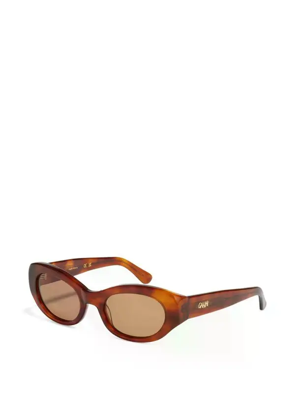 GANNI X Ace & Tate Dakota Oval-frame Sunglasses