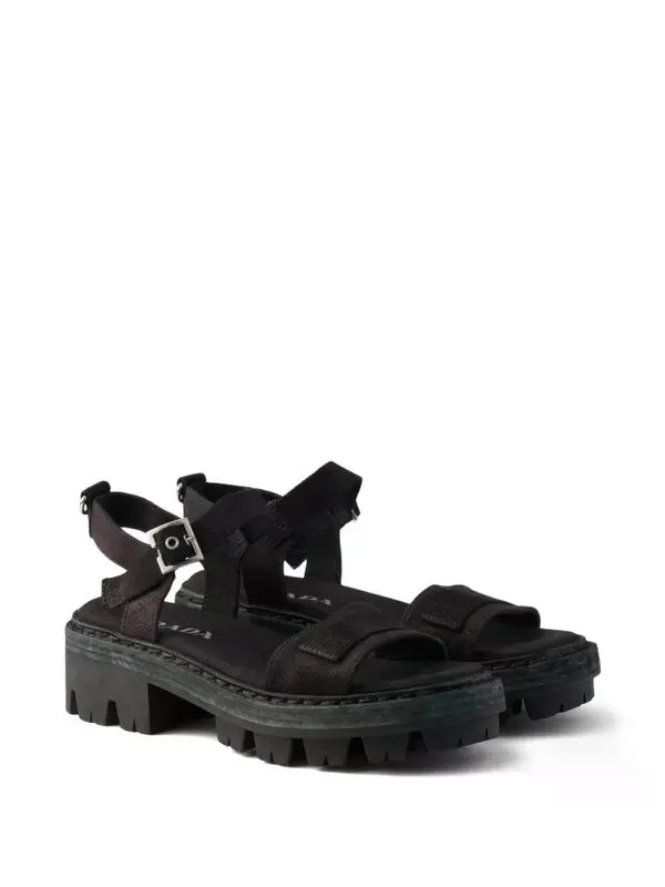 Prada Canvas Sandals
