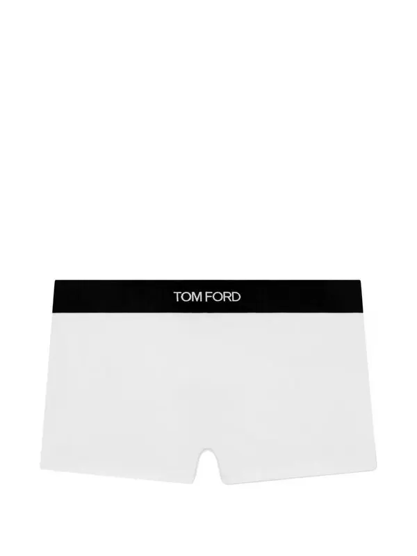TOM FORD Logo-waistband Boxers - White