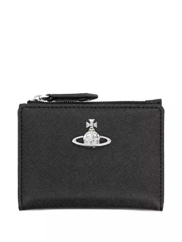 VIVIENNE WESTWOOD Orb-plaque Wallet - Black