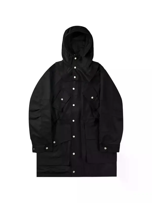 FFFPOSTALSERVICE Hooded Parka Coat - Black