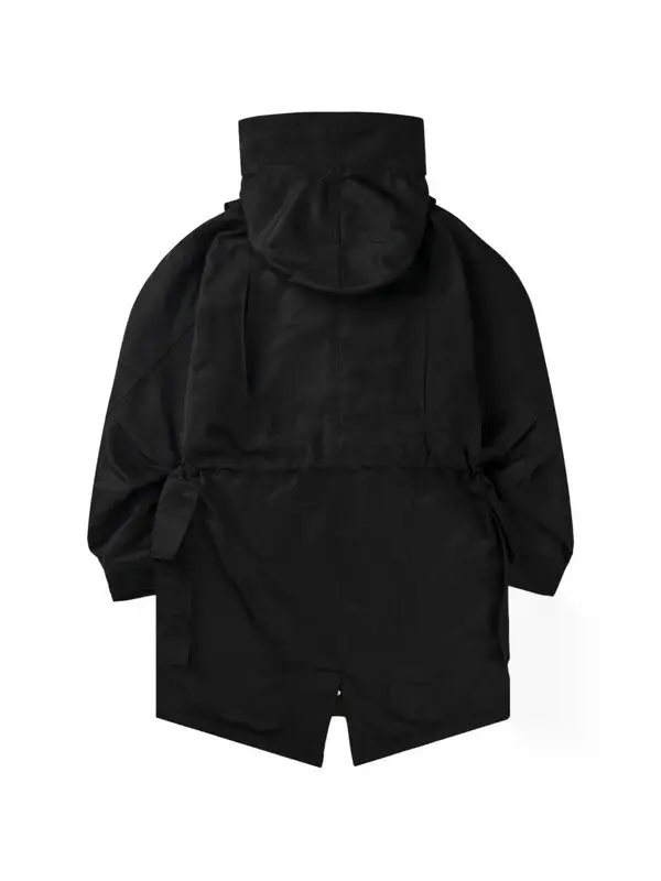 FFFPOSTALSERVICE Hooded Parka Coat - Black