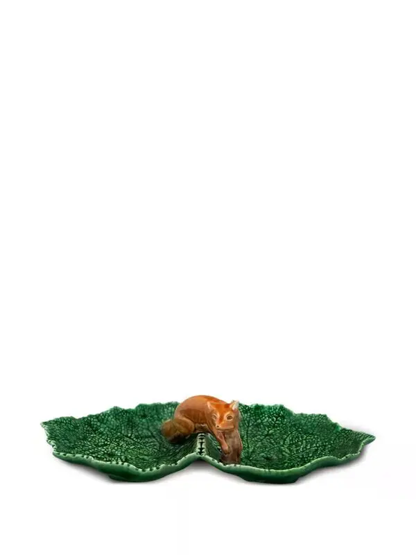 BORDALLO PINHEIRO Fox Leaf Plate - Green