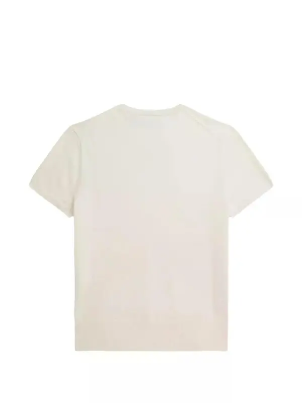 Polo Ralph Lauren Short Sleeve Knit Top - Neutrals