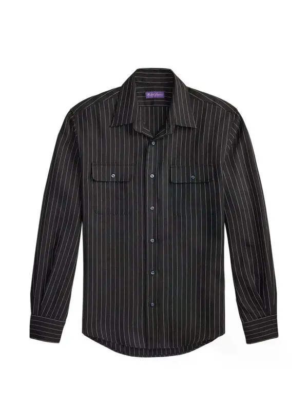 Ralph Lauren Purple Label Pinstripe Pocket Shirt