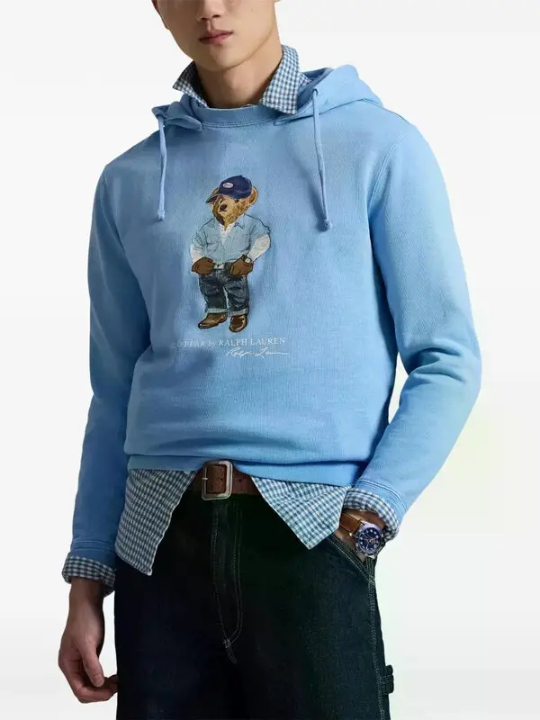 Polo Ralph Lauren Polo Bear Drawstring Hoodie - Blue