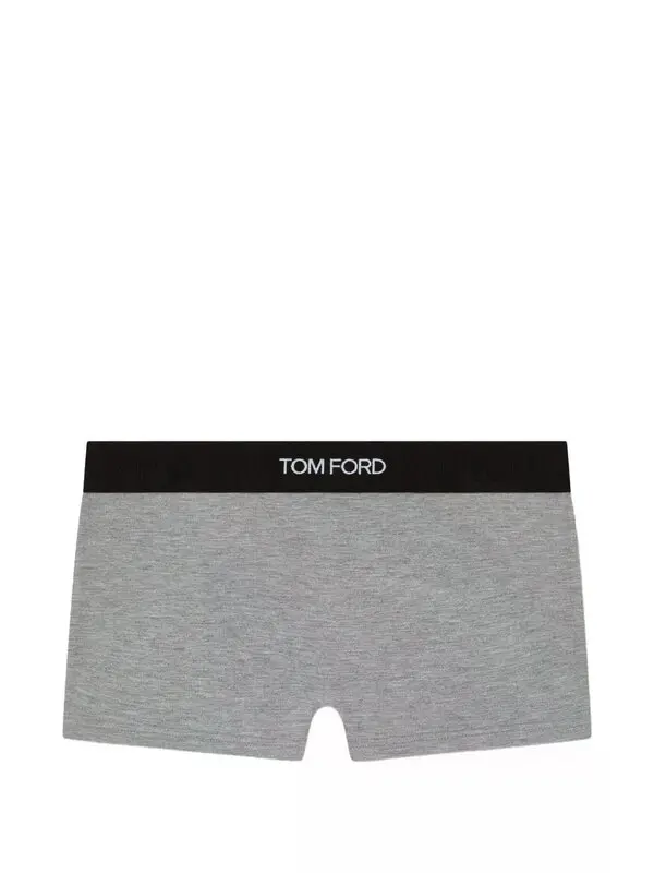TOM FORD Logo-waistband Boxers - Grey