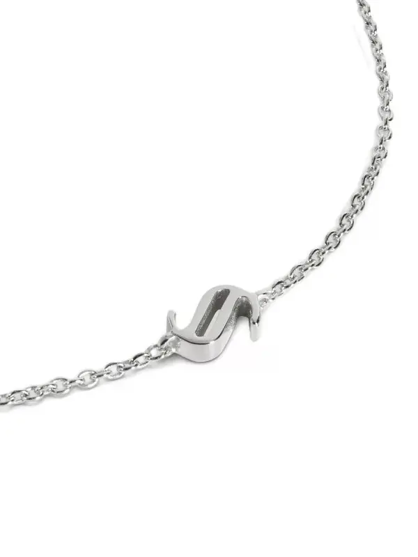 Monica Vinader Initial S Chain Bracelet - Silver