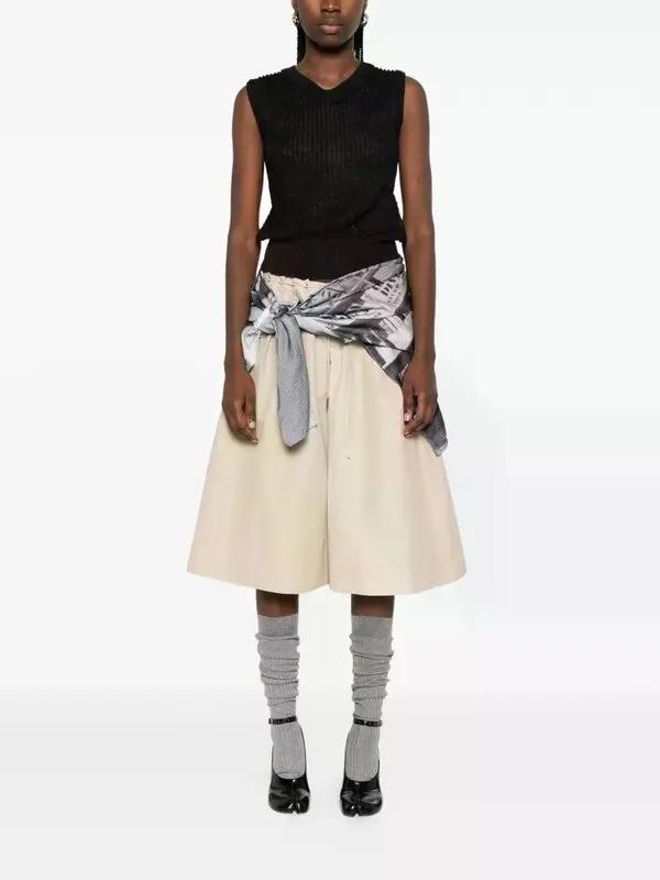 MAISON MARGIELA Crew-neck Sleeveless Vest - Black