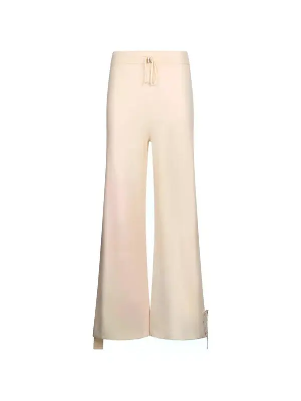 Liu Jo Drawstring-waistband Knit Track Pants - Neutrals