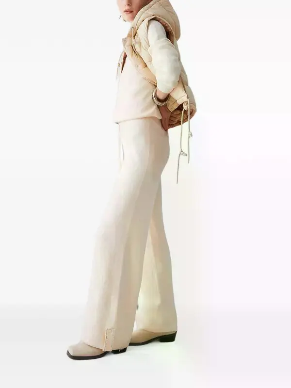 Liu Jo Drawstring-waistband Knit Track Pants - Neutrals